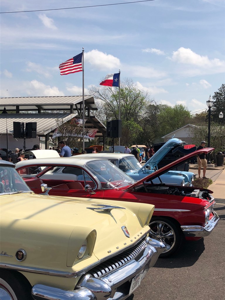 Geezers and Cruisers: Saturday Car Show Fun – Blue Skies and Green Pastures